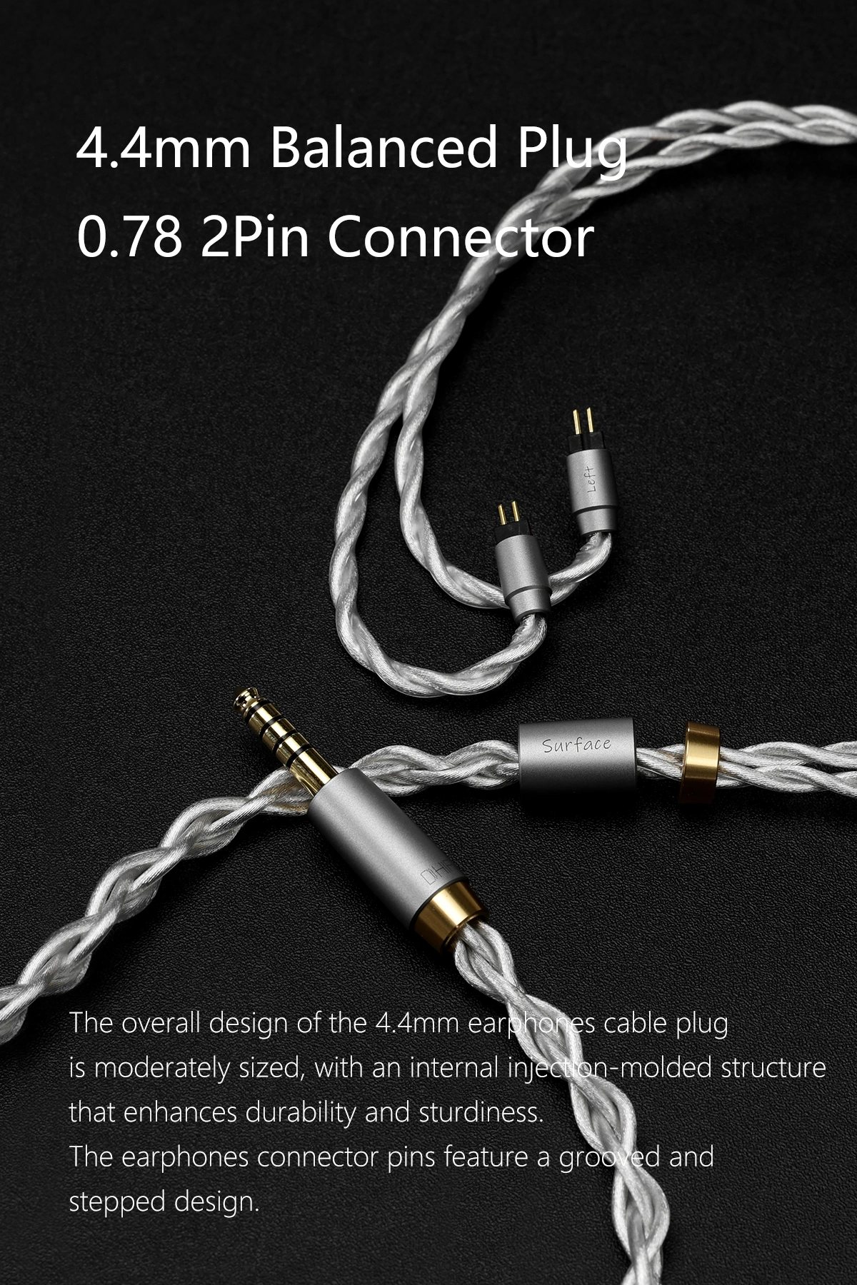 DDHIFI BC120S 4.4 Balanced Earphones Upgrade Cable
